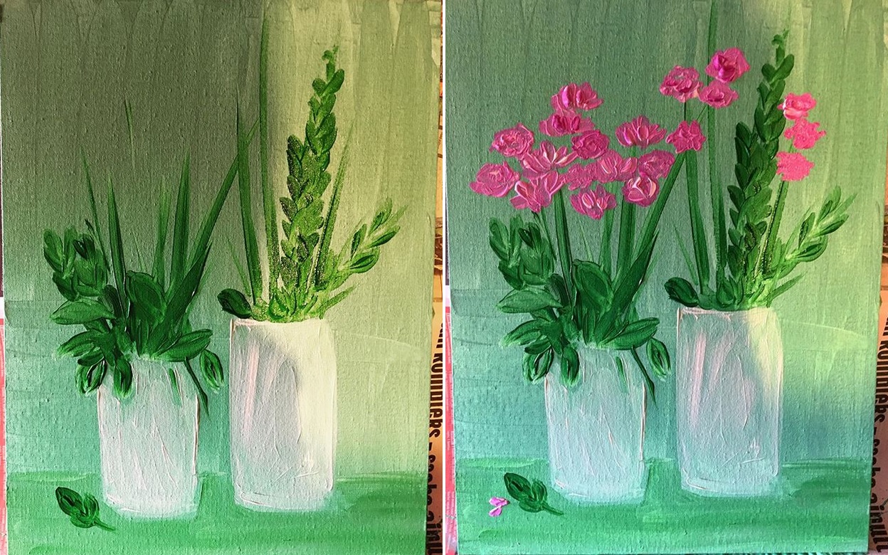 #10 Paintings by Helena-Reet Ennet: “I´ll name it Greens”, July 2019