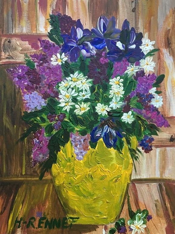 Paintings by Helena-Reet Ennet: “Sweden´s National Day”, June 2019