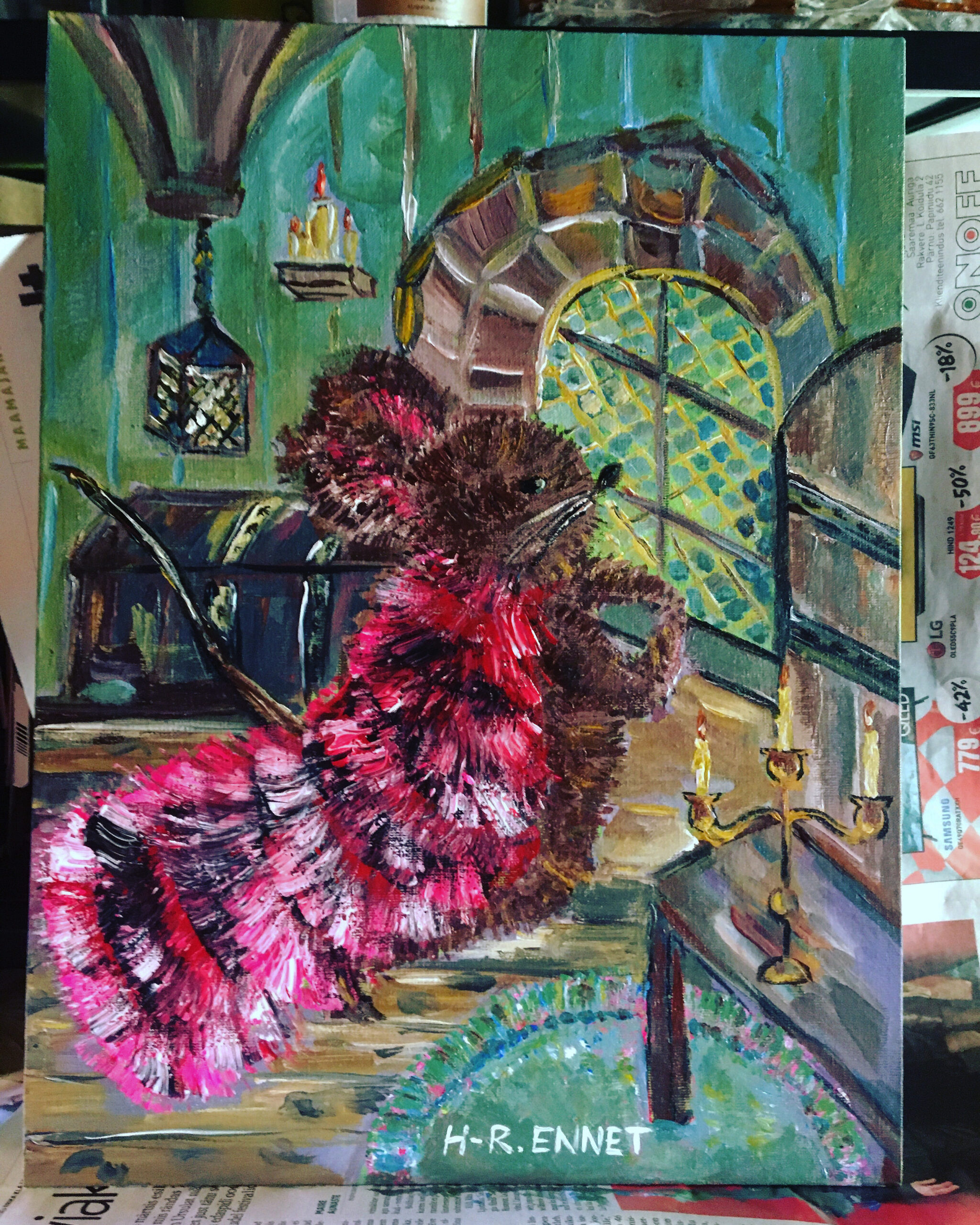 #18 Paintings by Helena-Reet Ennet: “His Highness Mouse the First ...