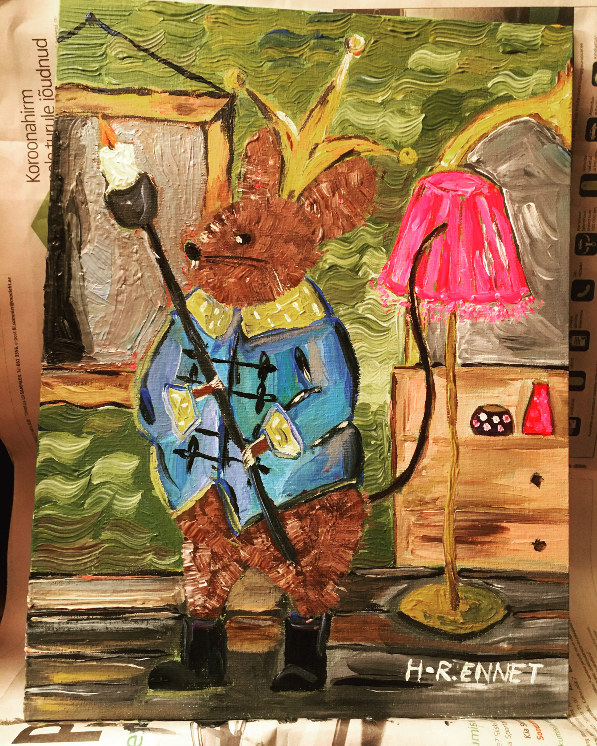 #19 Paintings by Helena-Reet Ennet: “His Highness Mouse the First ...