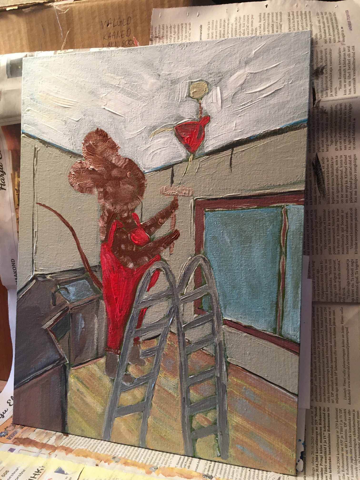 #32 Paintings by Helena-Reet Ennet: “His Highness Mouse the First ...