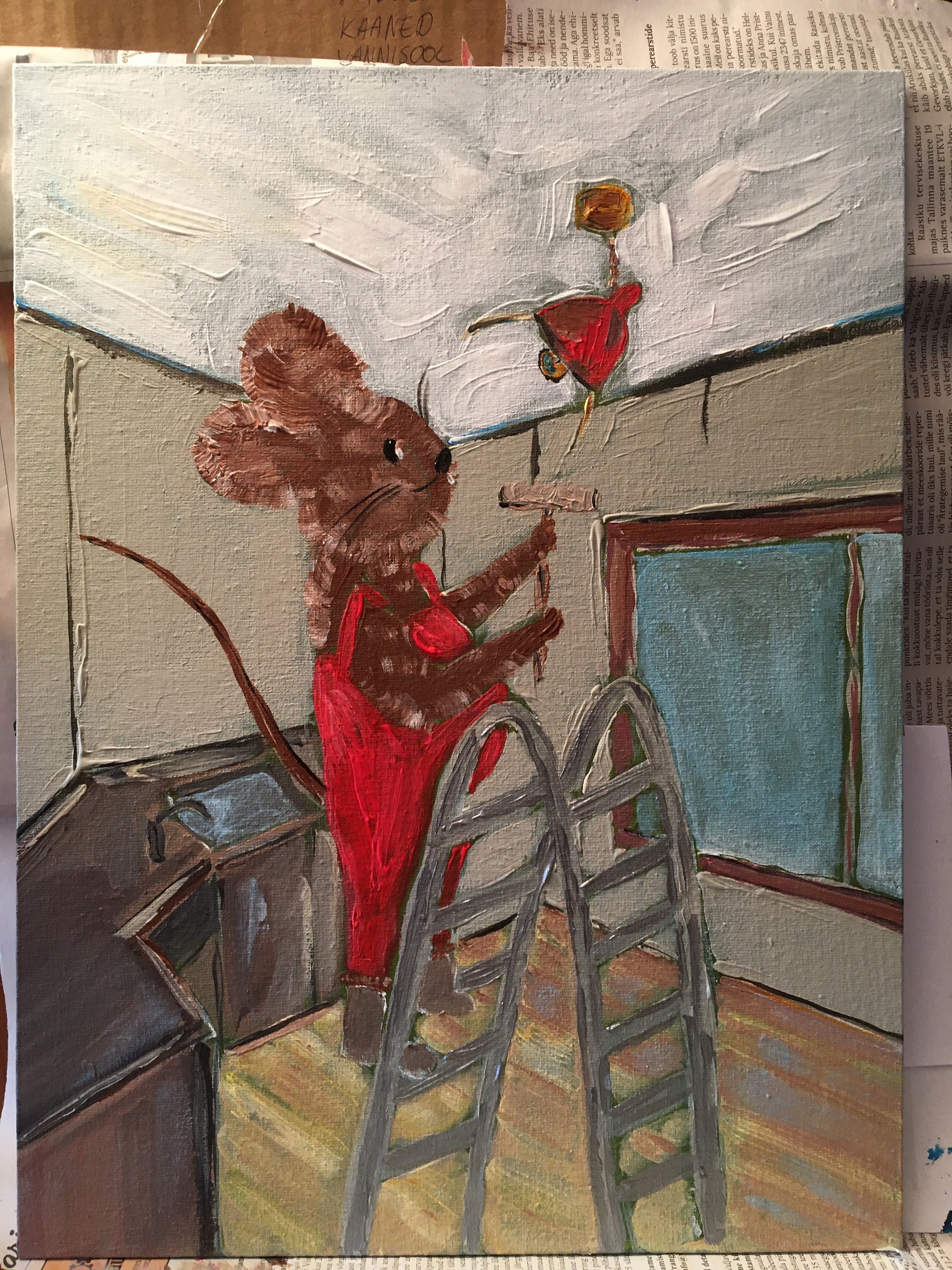 #32 Paintings by Helena-Reet Ennet: “His Highness Mouse the First ...