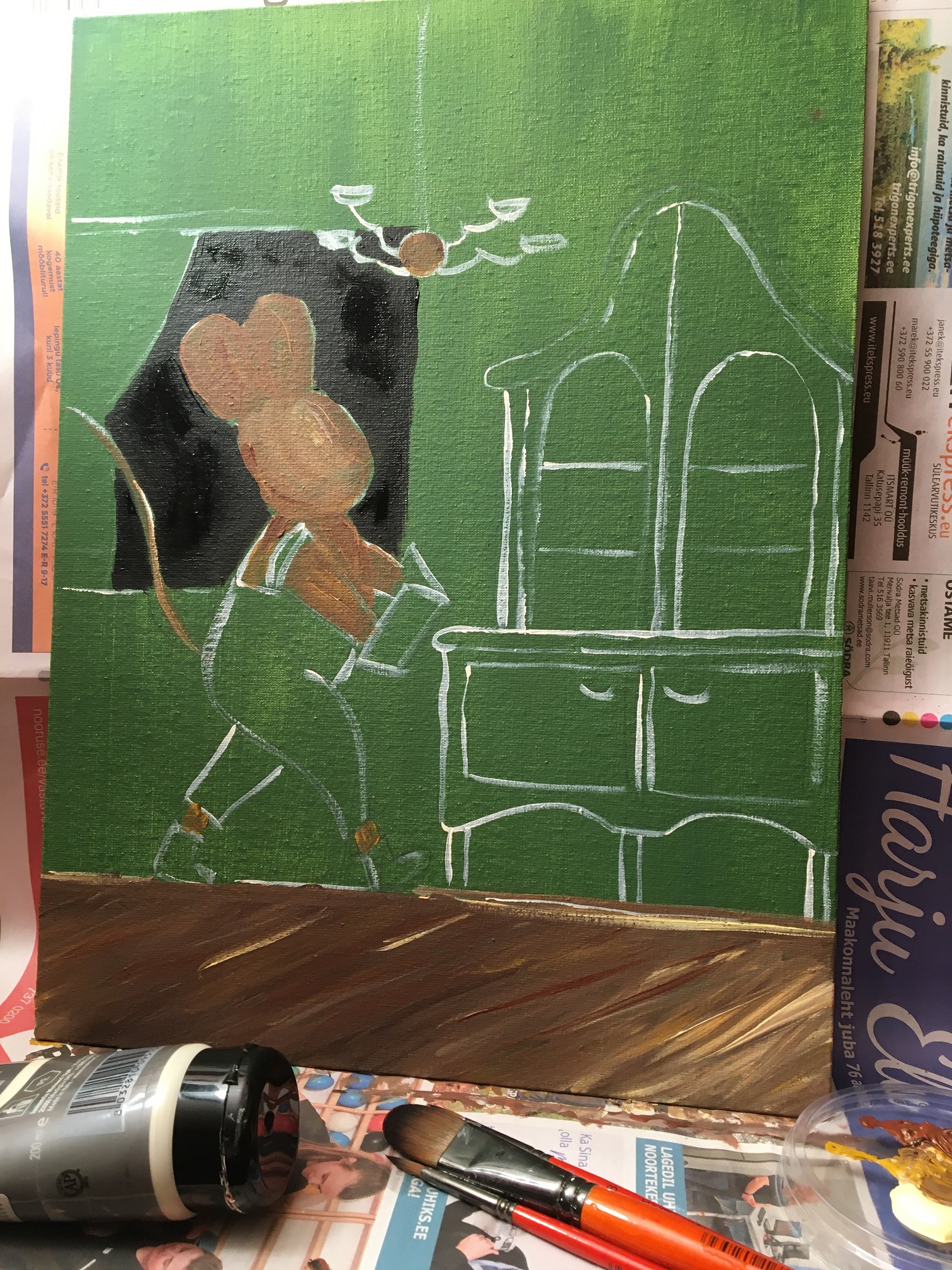 #27 Paintings by Helena-Reet Ennet: “His Highness Mouse the First ...